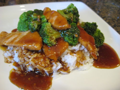 Teriyaki Chicken and Steamed Broccoli over rice Recipe~ Quick and Easy ...