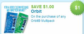 Orbit Gum Coupon!!! - A Thrifty Mom
