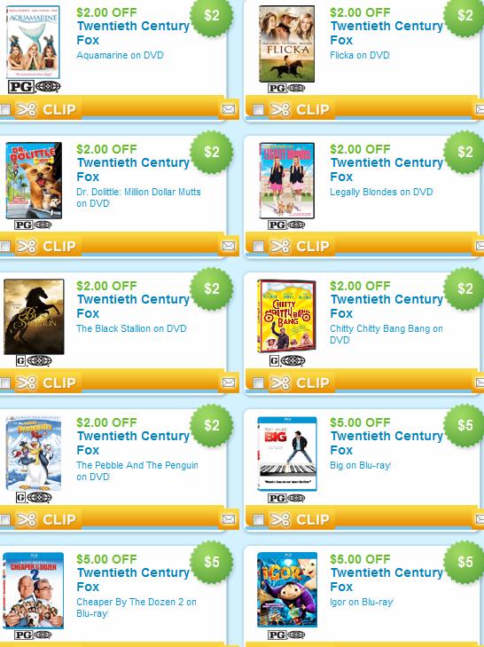 New DVD coupons - A Thrifty Mom - Recipes, Crafts, DIY and more