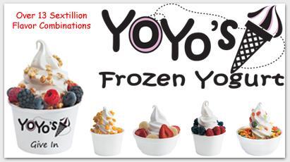 $5 For $10 Worth Of Frozen Yogurt From YoYo's Frozen Yogurt - A Thrifty ...