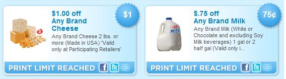 milk ans cheese coupons – A Thrifty Mom