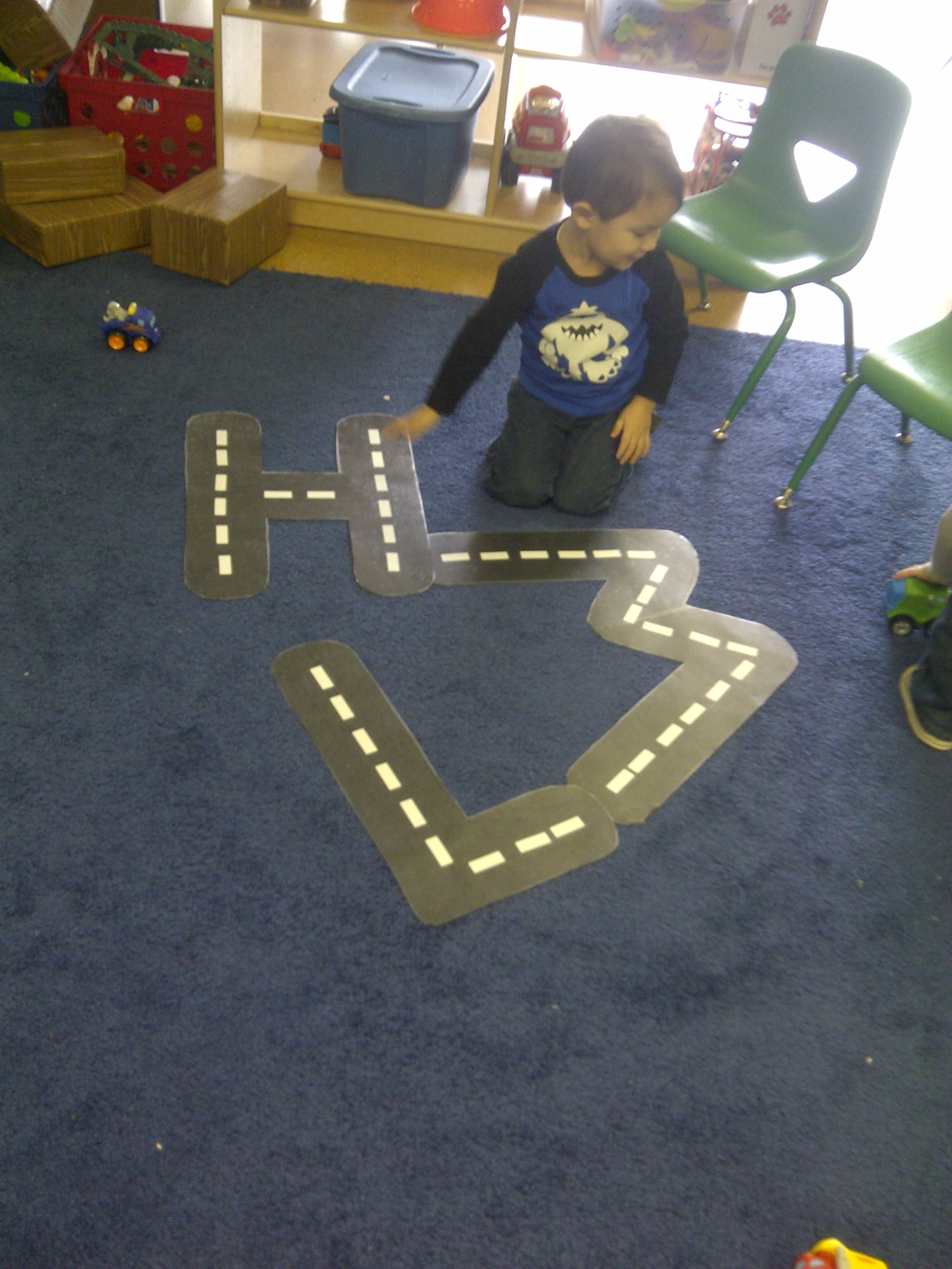 Letter Roads ~ Low cost preschool fun - A Thrifty Mom - Recipes, Crafts ...