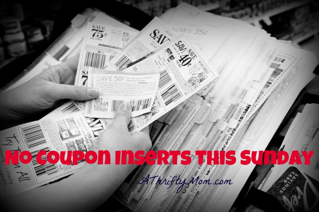 NO COUPONS due to Labor Day in most areas – A Thrifty Mom