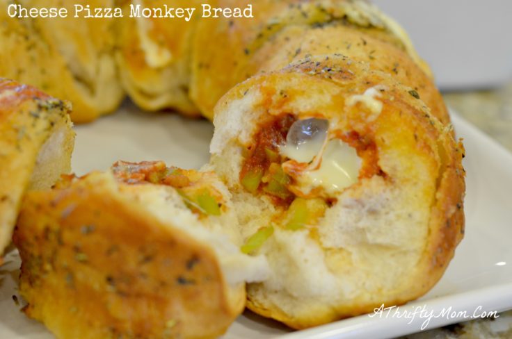 Cheese Pizza Monkey Bread Recipe Savory Monkey Bread A Thrifty Mom