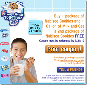 Free Cookie from Nabisco – A Thrifty Mom
