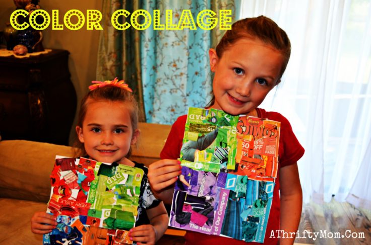 Activity to do with kids ~ Color Collage – A Thrifty Mom