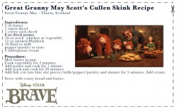 Disney Brave ~ free recipe cards – A Thrifty Mom