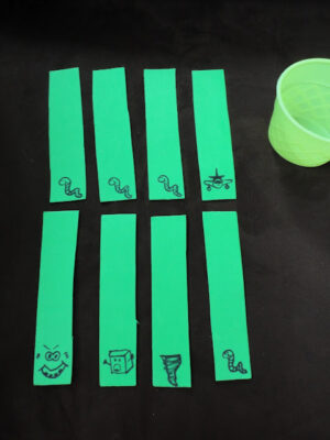 Wiggle Worm Game ~ Easy activity to do with kids - A Thrifty Mom