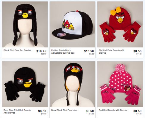 Angry Birds Hats and Glove sets low as $8.50 shipped FREE! ~ Stocking ...