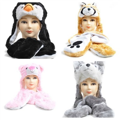 Hat-imals Plush Animal Winter Hats with Paws – A Thrifty Mom