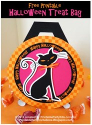 Free Printable Halloween goodie bag ~ Halloween Printables – A Thrifty Mom