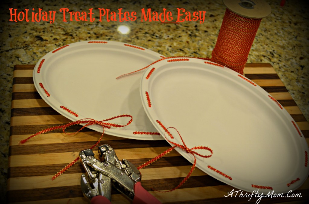 Holiday Treat Plates Made Easy ~ Quick and easy neighbor gift - A ...