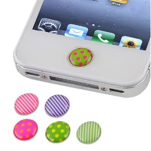 Bling your cell phone with a bubble sticker for the Home button - A ...