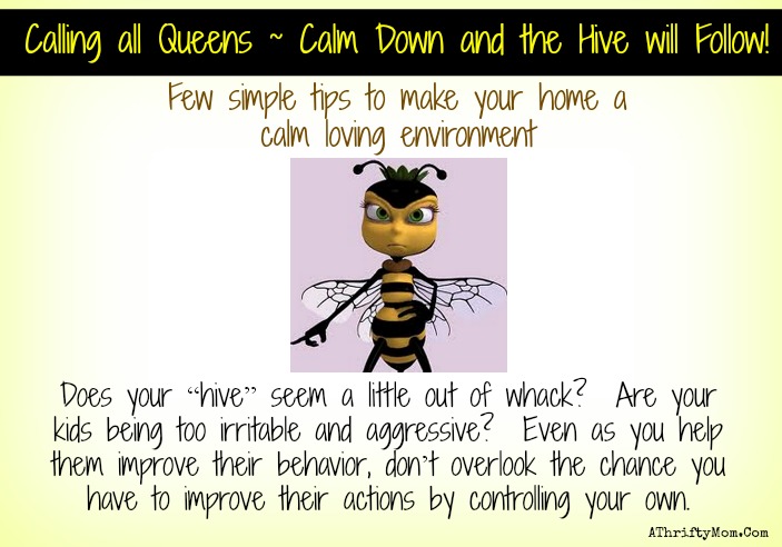 Calling all Queens ~ Calm Down and the Hive will Follow! - A Thrifty Mom