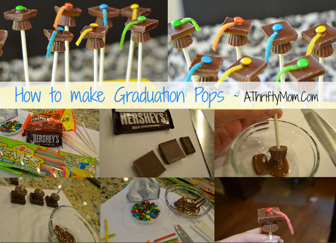 Graduation Cap Pops ~ Graduation Treats, Simple DIY treat ideas – A ...
