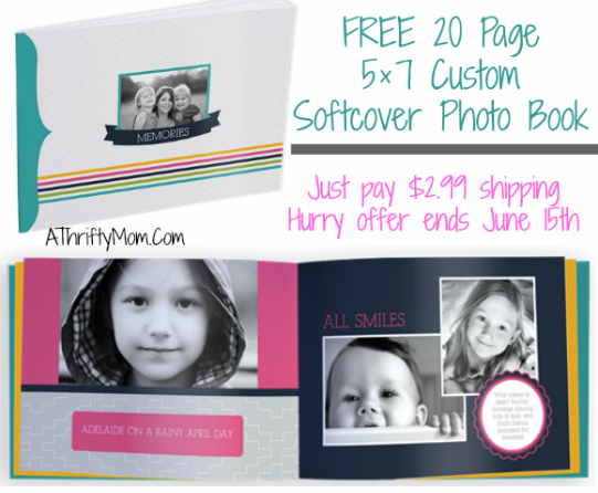 FREE 20 PAGE PHOTO BOOK ~ JUST PAY $2.99 SHIPPING LAST DAY – A Thrifty Mom