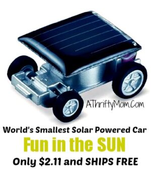 World’s Smallest Solar Powered Car – A Thrifty Mom