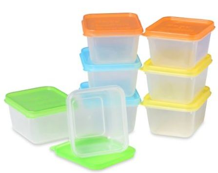Lunch Box Containers ~ Silicone Cups, Mini Dippers Containers, Bento ...