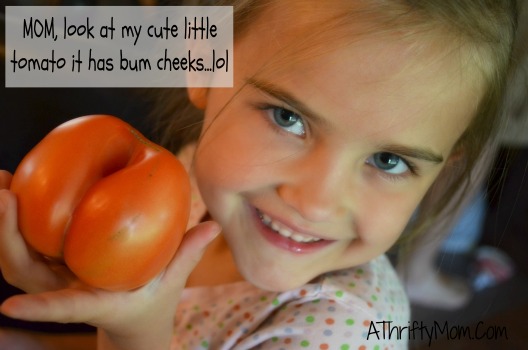 My cute little tomato has bum cheeks ~ Worldless Wednesday – A Thrifty Mom