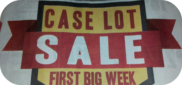 Ridley’s semi-annual case lot sale starts today 10/1 and will run for 2 ...