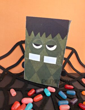 Candy Wrapper Gift Card/ Money Holder Halloween~ Frankenstein – A ...