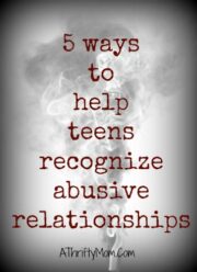 5 ways to help teens recognize abusive relationships – A Thrifty Mom