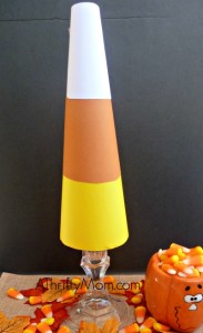Fast DIY Halloween Crafts for kids ~ Easy paper Candy Corns – A Thrifty Mom