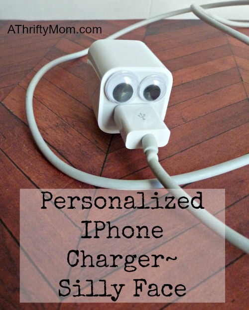 Personalized Phone Charger~Silly Face – A Thrifty Mom