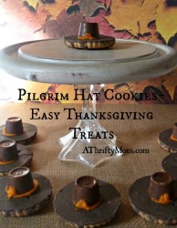 Pilgrim Hat Cookies~ Easy Thanksgiving Treat – A Thrifty Mom