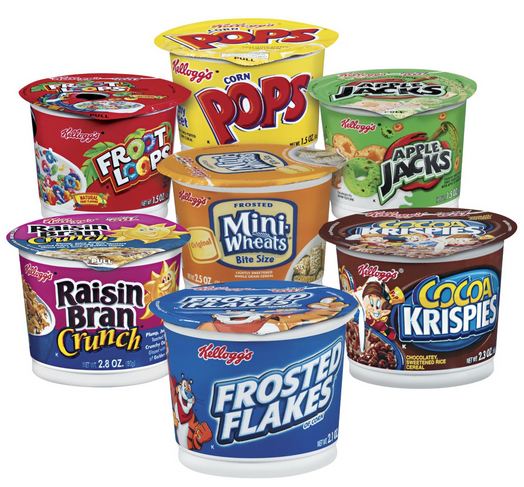 Kellogg's Cereal Variety Pack, Single Serve Cups (Pack of 60) On Sale ...