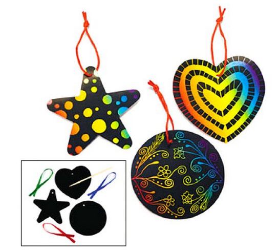 Magic Color Scratch Ornaments Craft Kit ONLY $8.00 ~ Fun, Mess-Free ...