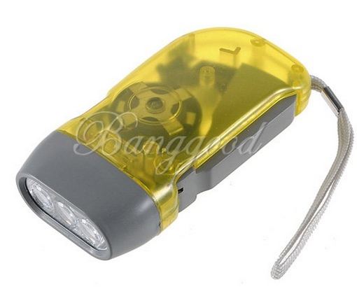 LED Wind Up Crank Camping Outdoor Flashlight low as $2.73 ~ Great for ...