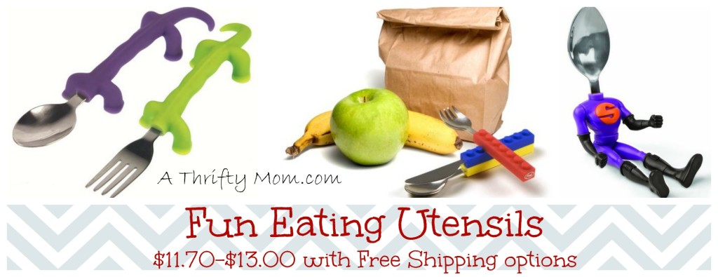 Fun Eating Utensils: Stackable Lego, Dinos, Souper Hero~ Make Eating ...