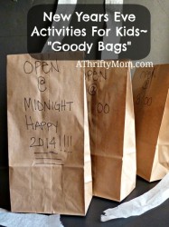 New Years Eve Activities For Kids~ “Goody Bags” – A Thrifty Mom
