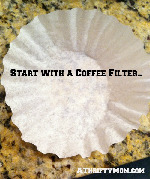 DIY~Coffee Filter Snow Flakes ~ SNOW DAY Fun for Kids… – A Thrifty Mom