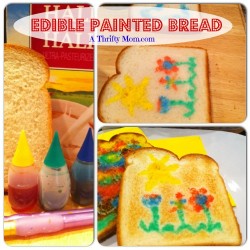 Edible Painted Bread Craft-DIY to make with kids and super Thrifty! – A ...