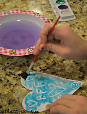 Valentine Craft For Kids ~ Hidden Message Hearts, quick and easy – A ...