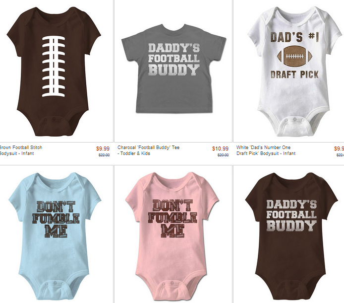 Sports Fan Clothing Sale ~ Football Fans: Apparel & Tees— up to 55% off ...