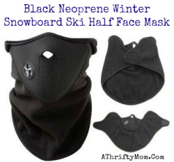 Black Neoprene Winter Snowboard Ski Half Face Mask ~ $2 shipped FREE ...