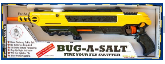 Bug-A-Salt Fire Your Fly Swatter - fun new way to kill flies - A ...