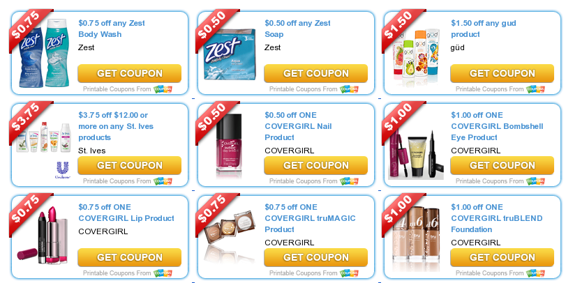 Personal Care coupons ~ Easy way to save on Makeup, Soap, Shampoo - A ...