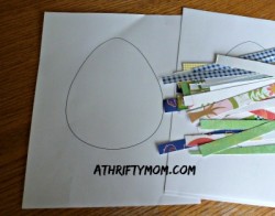 Easter Egg Craft ~ Paper Strip Egg, Great Kids Craft – A Thrifty Mom