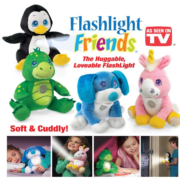 Flashlight Friends ~ Soft Cuddly Animals with a Flash Light Built-in – Christmas Gift Idea – A ...