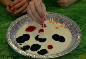 Magical Moving Milk Experiment ~ Easy Science Experiments for kids – A ...