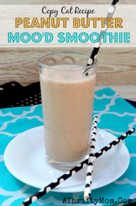 Peanut Butter Moo’d Smoothie ~ Copy Cat Jamba Juice Recipe – A Thrifty Mom