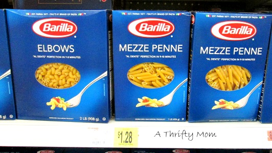 Barilla Blue Box Pasta $0.95 Per Box & Barilla Pasta Sauce $1.23 – A ...