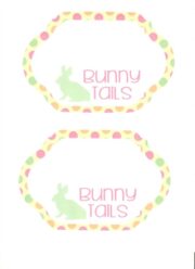 Bunny Tails ~ Free Printable Label – A Thrifty Mom