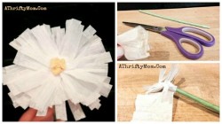 How To Make A Paper Daisy ~ Paper Flowers DIY Mothers Day Craft – A ...