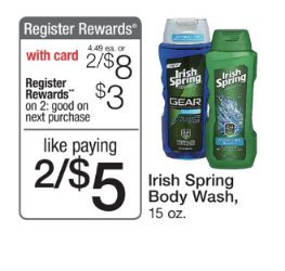 Irish Spring Gear Body Wash Only $1.75 At Walgreens – Great Deal – A ...