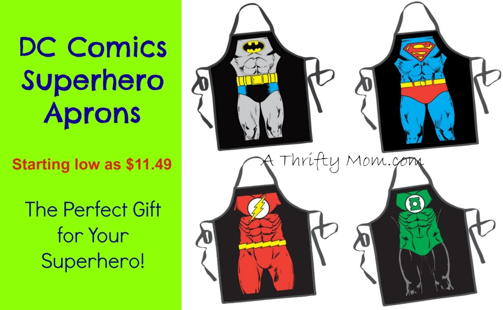 DC Comics Superhero Aprons Starting low as $11.49 ~ Perfect Gift For ...